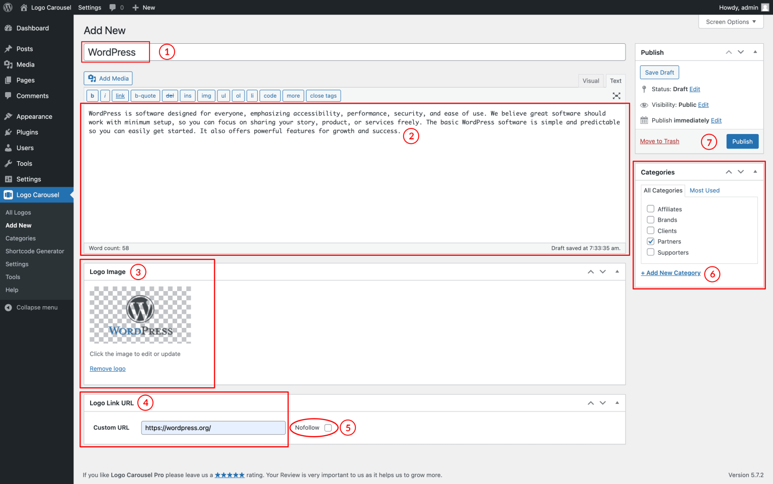 Add Logo - ShapedPlugin Docs