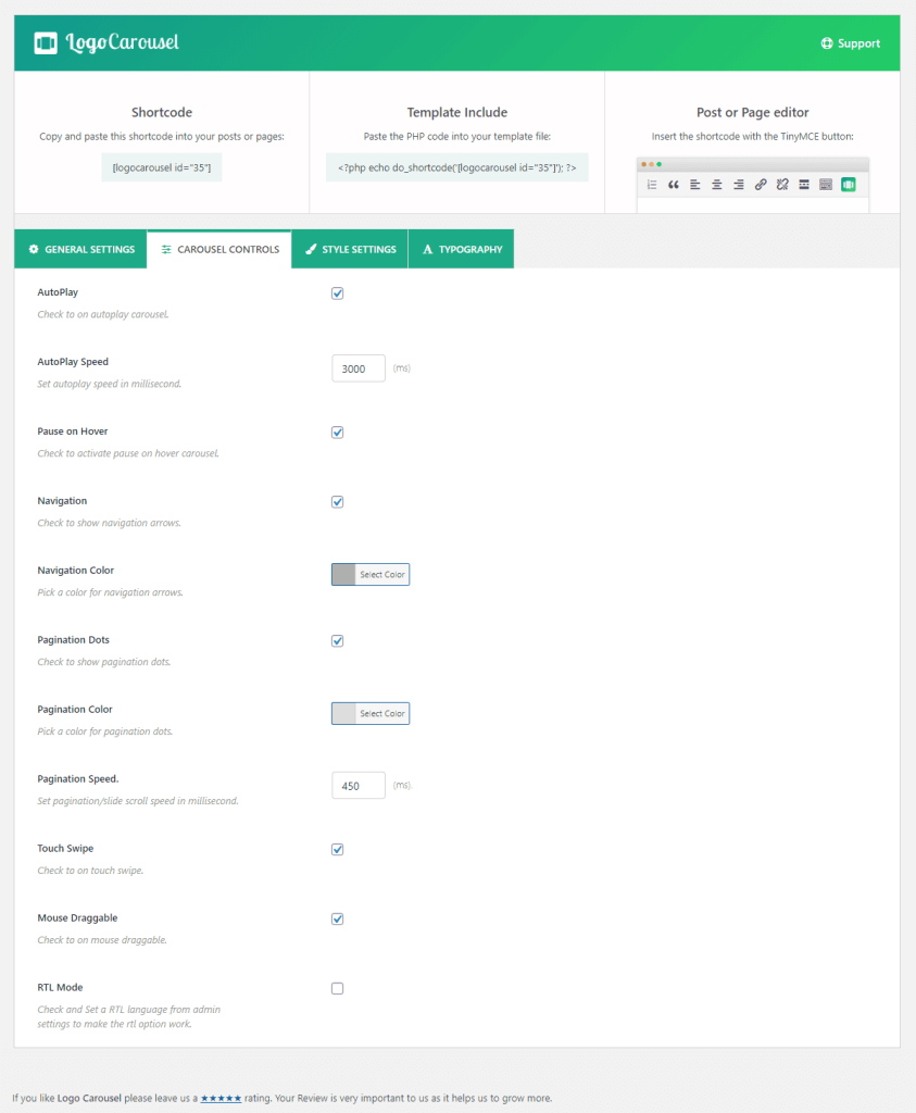 Carousel Controls - ShapedPlugin Docs